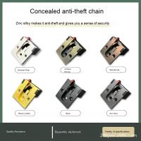 China Modern Zinc Alloy Hotel Security Door Chain Concealed Anti-Theft Buckle Screw Installation 1-Year Door Window Accessories for sale
