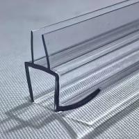 China Modern Clear Blue PVC Plastic Bathroom Seal Strip Durable Shower Room Window Glass Door Waterproof Xiongfeng Brand 2-Year for sale