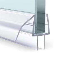 China Modern Clear Blue PVC Plastic Bathroom Seal Strip Durable Shower Room Window Glass Door Waterproof Xiongfeng Brand 2-Year for sale