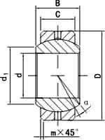 China Heavy Duty Spherical Plain Bearing, Maintenance-Free & High Precision Radial Joint Bearing, Self-Lubricating Design for Hydraulic Cylinders & Heavy Machinery, Factory and shipping, Long Service for sale