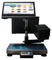 China 80mm Thermal Printer All-in-One POS Terminal 14.1 Inch Dual Screen Cash Register System for sale