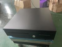 China Grey White Metal ABS Plastic Cash Drawer CD-400 with 5 Grid Cash Slots RJ11 for sale
