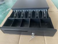 China Grey White Metal ABS Plastic Cash Drawer CD-400 with 5 Grid Cash Slots RJ11 for sale