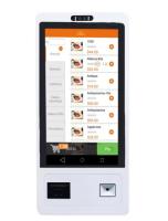 China Win/Andr 32'' Touch Screen Kiosk with 80mm Built-In Printer and Two Demension Scanner for sale