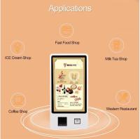 China Win/Andr 32'' Touch Screen Kiosk with 80mm Built-In Printer and Two Demension Scanner for sale
