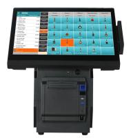 China 14.1 Inch POS Cash Register Machine 2GB RAM 8GB Storage RK3288 Quad Core for Supermarket Milk Tea Catering for sale