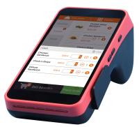 China Smart Handheld POS Terminal with 58mm Built-in Printer 7.4V Battery Android 6.0 for sale