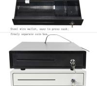 China CD-400 Cash Drawer with 5 Bill Slots and 4 Coin Slots RJ11 Lockable Metal ABS for sale