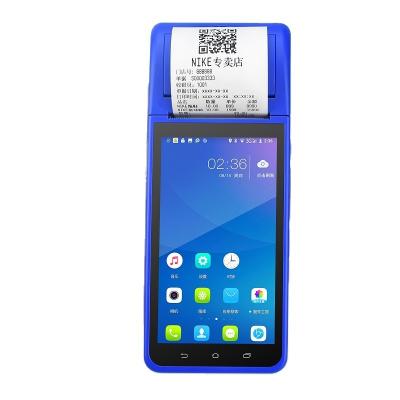 China 5.5 inch Touch Screen Android 6.0 Handheld POS System with Built-in 58mm Thermal Printer for sale