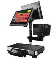 China 14.1 Inch Dual Screen Android POS System with 2GB RAM and Weighing Scale for Restaurant for sale