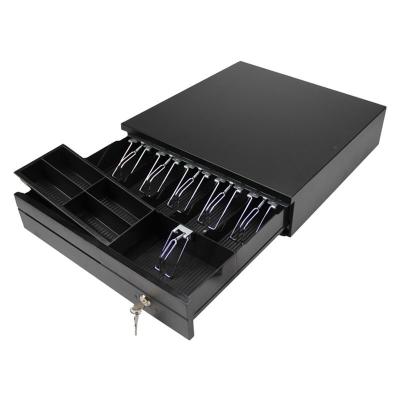 China 400mm Width Cash Drawer for Retail Supermarket 4 Bill 3 Coin Tray RJ11 for sale