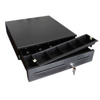 China 400mm Width Cash Drawer for Retail Supermarket 4 Bill 3 Coin Tray RJ11 for sale
