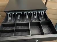 China CD-405 Steel Cash Drawer with 4 Bill 3 Coin Boxes RJ11 POS Terminal for Retail Checkout for sale