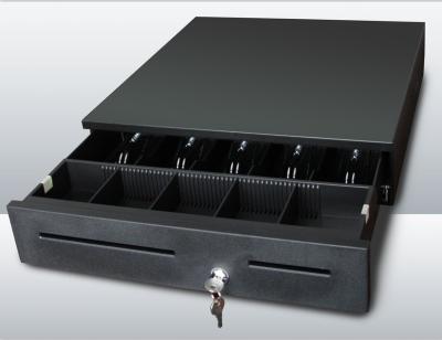 China CD-400 Cash Drawer with 5 Bill Slots and 4 Coin Slots Metal ABS RJ11 for sale