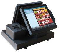 China 12.1 Inch POS Machine Set with 58mm Thermal Printer Cash Drawer Keyboard for sale