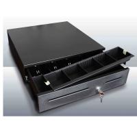 China Grey White Metal RJ11 Electronic Cash Drawer CD-400 with 4 Bill 3 Coin Boxes for sale