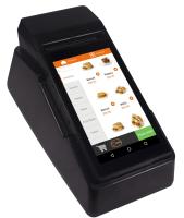 China Handheld POS Terminal 7 Inch Capacitive Touch Screen Quad Core 1GB 8GB Built-in 80mm Printer for sale