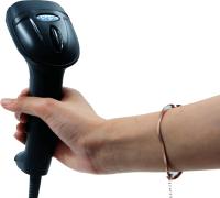 China Linear CCD Barcode Scanner 300scans/sec 1D 2D QR Code Handheld Scanner USB for sale