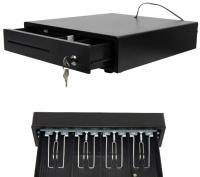 China POS Systems Cash Drawer Steel Wire Metal Drawer 330mm 405mm 420mm RJ11 Lock for sale
