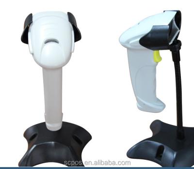 China Handheld Wireless Barcode Scanner SC-R7-2 500scans/sec 1D 2D QR Code Reader with Bracket for sale