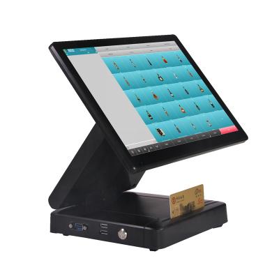 China All-in-One Dual Screen Android Foldable POS System for Restaurant and Retail Billing for sale