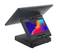 China All-in-One Dual Screen Android Foldable POS System for Restaurant and Retail Billing for sale