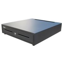 China Metal ABS Plastic Cash Drawer CD400 with 5 Bill Slots and 4 Coin Slots RJ11 for sale
