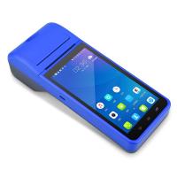 China Handheld Android POS Terminal with 58mm Printer and Barcode Scanner 24cm x 12cm for sale