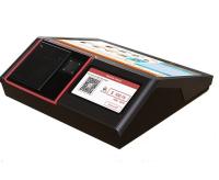 China Black POS Machine with 2GB RAM 32GB ROM Built-in 80mm Printer for Supermarket Cash Collection for sale