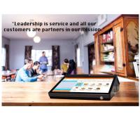 China Black POS Machine with 2GB RAM 32GB ROM Built-in 80mm Printer for Supermarket Cash Collection for sale