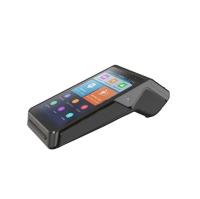 China Handheld Mini POS Terminal Android 10 Dual SIM EMV PCI 5.5 Inch 58mm Printer for sale