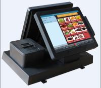 China All-In-One POS System with Resistive Touch Screen Built-in Printer and Cash Drawer for sale