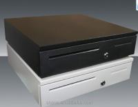 China POS System Cash Drawer with Check Entry Support Supermarket Money Lock Box 4 Bill 3 Coin Trays for sale