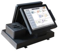China All in One POS System Machine 12 Inch Touch Screen with 58mm Thermal Printer 2GB RAM for sale