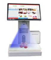 China SCPOS 11.6 Inch Android POS Scale with 30kg Capacity and 2.5 Inch Label Printer for sale