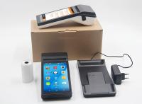 China POS Machine With 7 Inch 10 Point Capacitive Screen Printer and 8GB EMMc Memory Inbuilt for sale