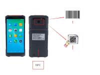 China Android 8 Waterproof Industrial PDA Handheld Data Collection Terminal with 1D 2D Barcode Scanner for POS for sale