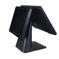 China 15 Inch Capacitive Touch Screen POS System HDD-280A with Customer Display and Printer for sale