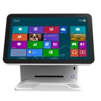 China 15/15.6 inches Capacitive Touch Screen POS System with External 80mm Thermal Printer for sale