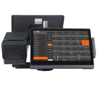 China Supermarket Dual Screen Payment Kiosk HDD-780 with 80mm Printer and Weight Scale for sale