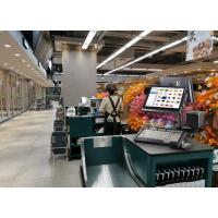 China Supermarket Dual Screen Payment Kiosk HDD-780 with 80mm Printer and Weight Scale for sale