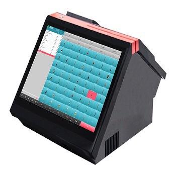 China All-in-one POS System Machine with Capacitive Touch Screen and 80mm Built-in Printer for sale