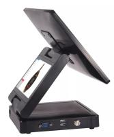 China Full HD1080P Android System Touch Screen Smart POS Machine with 7 Inch 2nd Display HDD-880 for sale