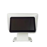 China 15.6 Inch HD Touch Screen POS Terminal with WiFi BT Win Android OS LED8 VFD220 11.6 2nd Display for sale
