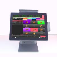 China 15.6 Inch All in One POS System Touch Screen Cash Register for Supermarket Restaurant Aluminum Alloy for sale