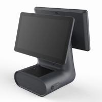 China 15/15.6 Inch Dual Display POS Machine with 10 Point Touch Panel and Intel Core i3 CPU for sale