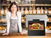 China External 58mm or 80mm Thermal Receipt Printer Supported Capacitive Touch Panel POS Machine for Restaurants for sale
