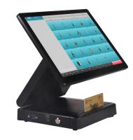 China Adjustable Tablet System Folding Screen Checkout Terminal for Restaurant Hotel Pub Bar for sale