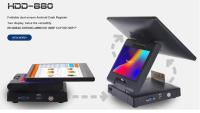 China 12.5 inch Full HD 1080P Foldable Android POS Cash Register with 7 inch 720P Second Display for sale