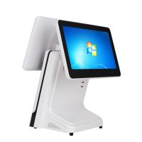 China Dual Screen POS Machine RK3288 Quad Core 1.8 GHz 2GB RAM 32GB Storage 13.3 inch Display for Retail for sale